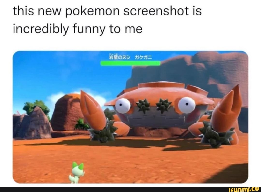 This new pokemon screenshot is incredibly funny to me Boxy - iFunny