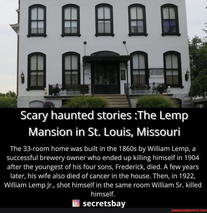 Il Scary haunted stories :The Lem Mansion in St. Louis, Missouri The 33 ...