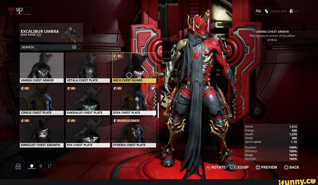 Proto-Armor + Umbra Chest Armor - EXCALIBURUMBRA " UMBRA CHEST ARMOR ...