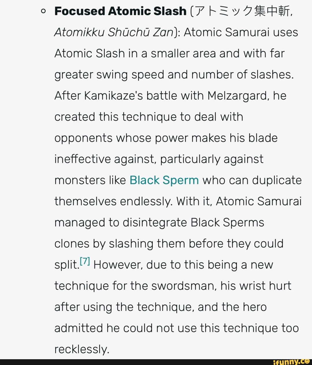 Atomikku Shúchú Zan): Atomic Samurai uses Atomic Slash in a smaller ...
