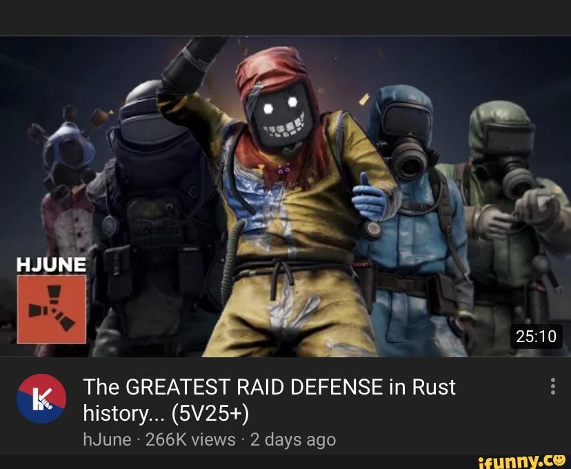 The GREATEST RAID DEFENSE in Rust history... (5V25+) hJune 266K views 2 ...