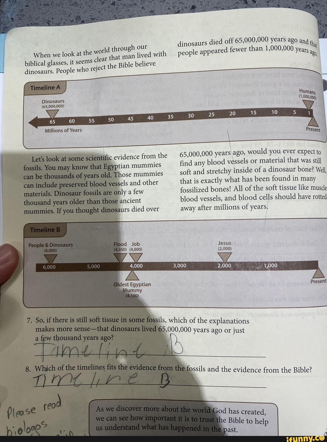 Dinosaurs died off 65,000,000 years ago ang thy, e appeared fewer than ...