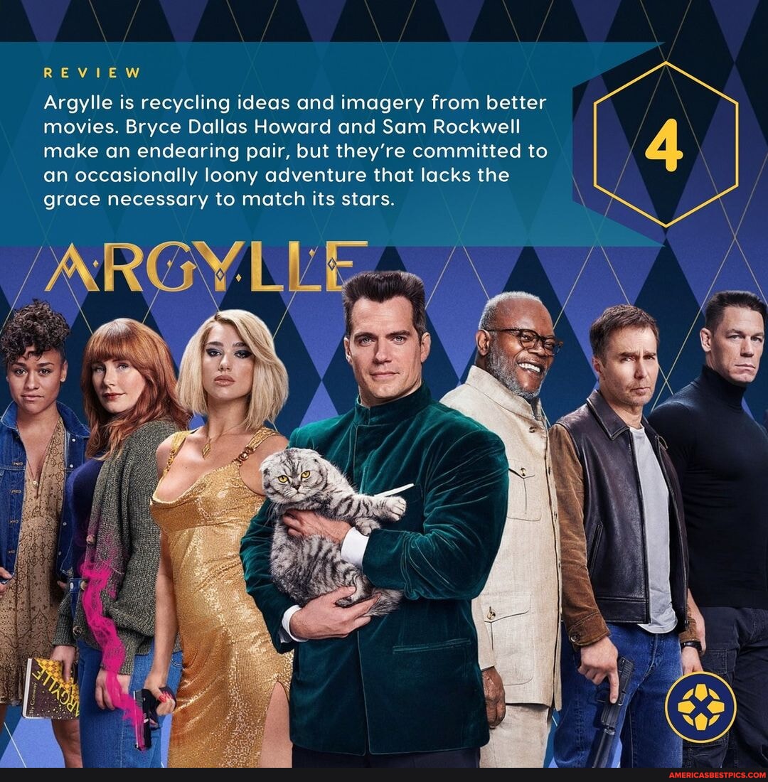 Argylle, an all-star wannabe-mindbender of a spy caper, has a sweetness ...