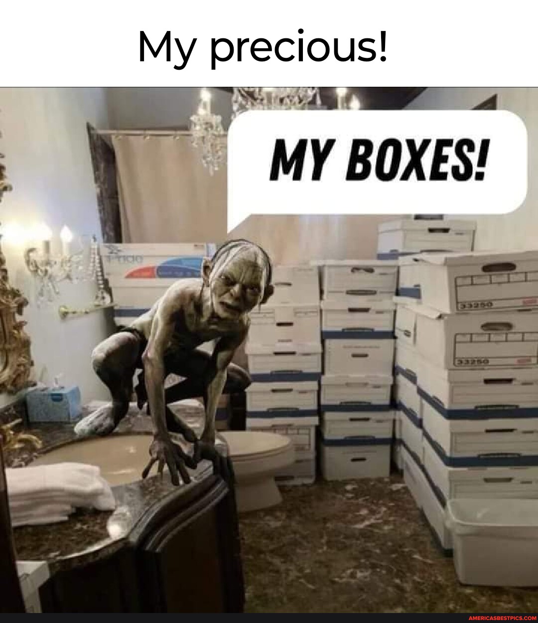 My precious! I MY BOXES! - America’s best pics and videos