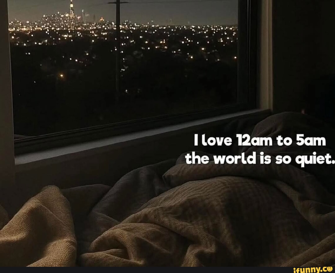 Love 12am to Sam the world is so quiet. - iFunny