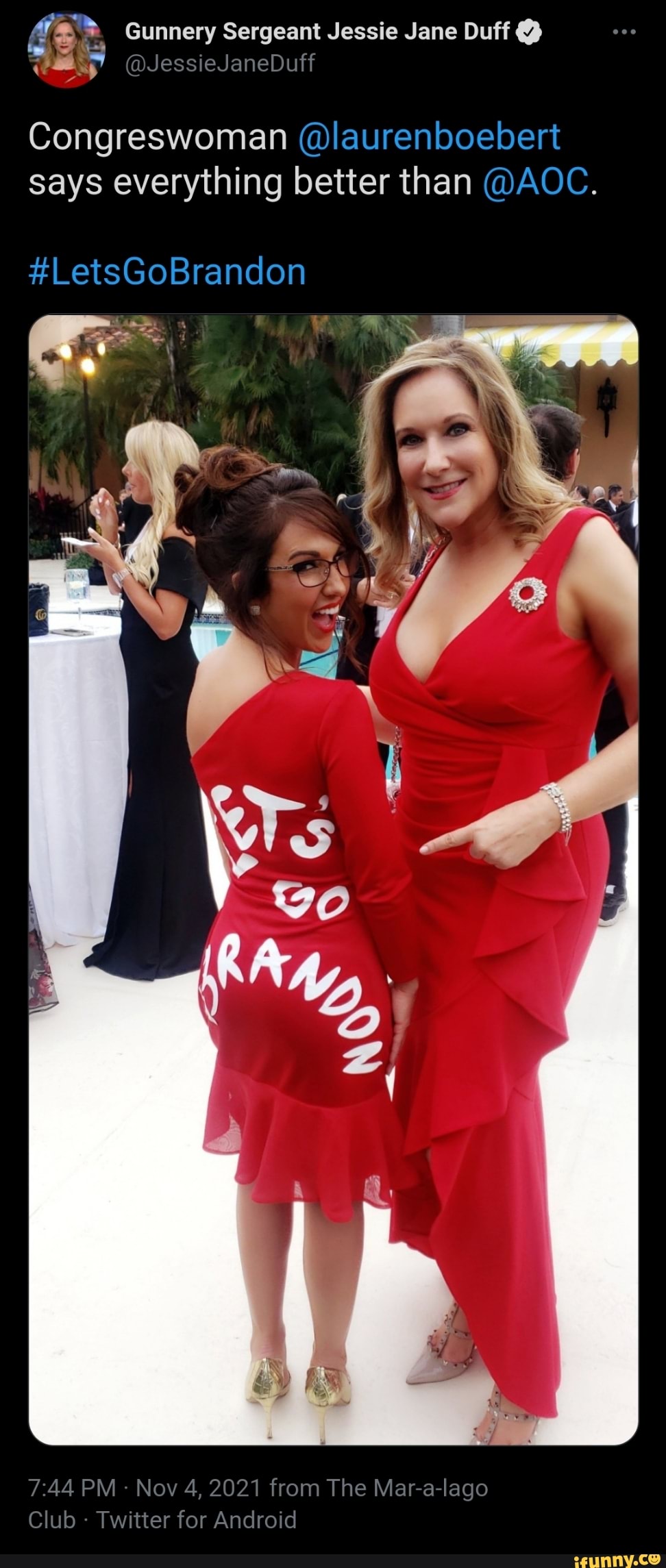 Gunnery Sergeant Jessie Jane Duff @ Congreswoman @laurenboebert says ...