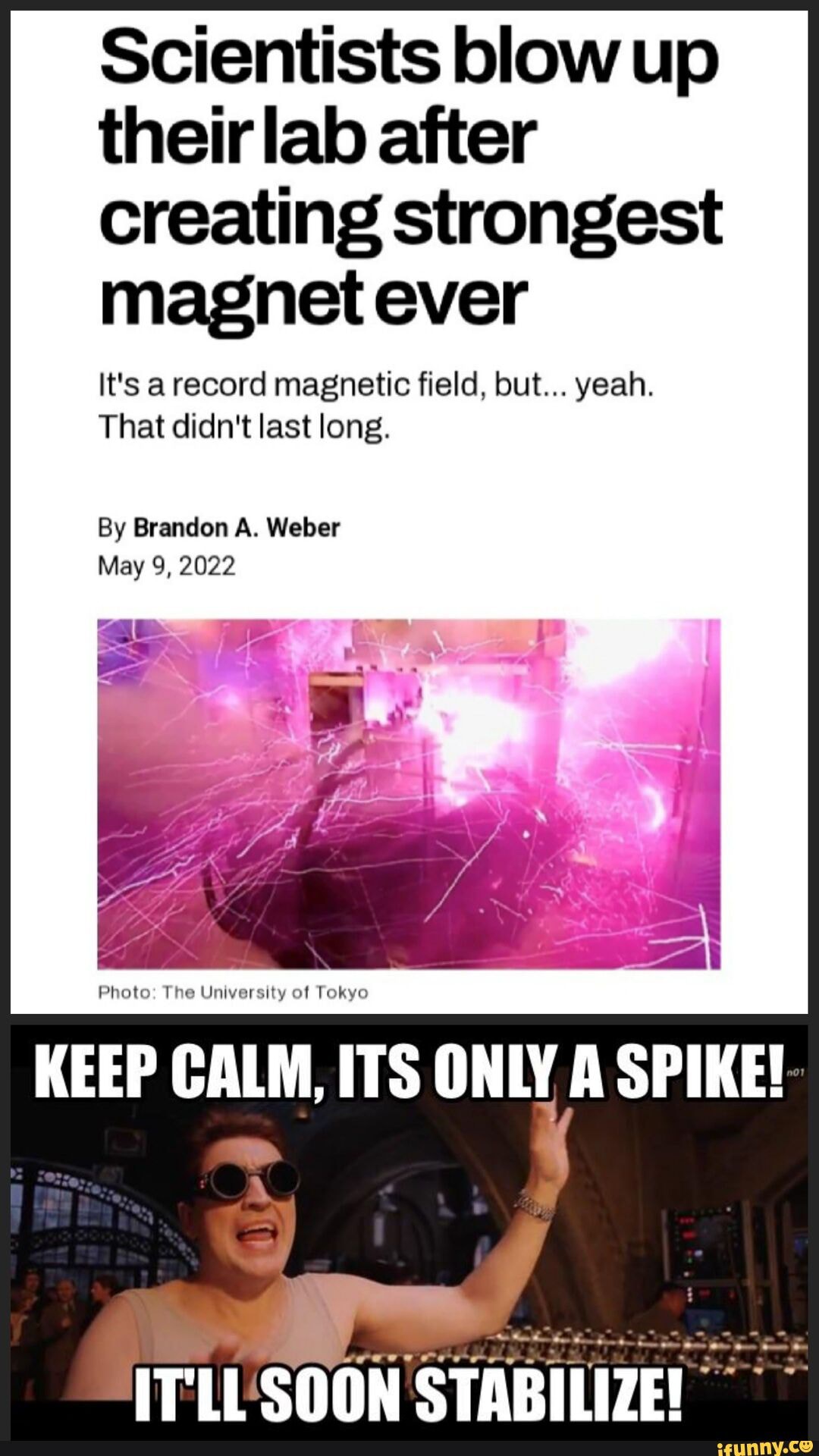 Scientists blow up their lab after creating strongest magnet ever It's ...