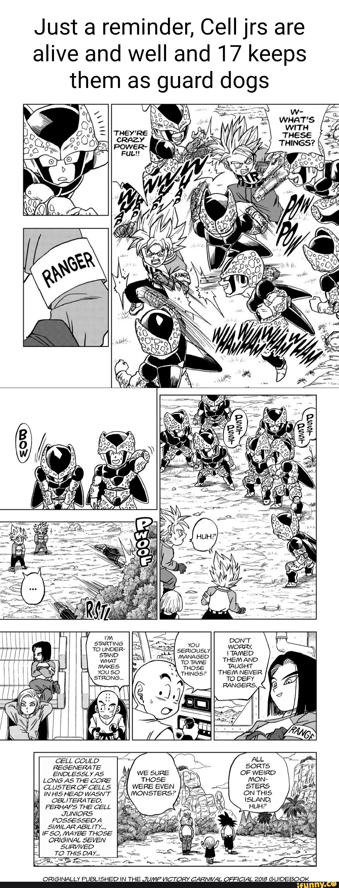 Just a reminder, Cell jrs are alive and well and 17 keeps them as guard ...