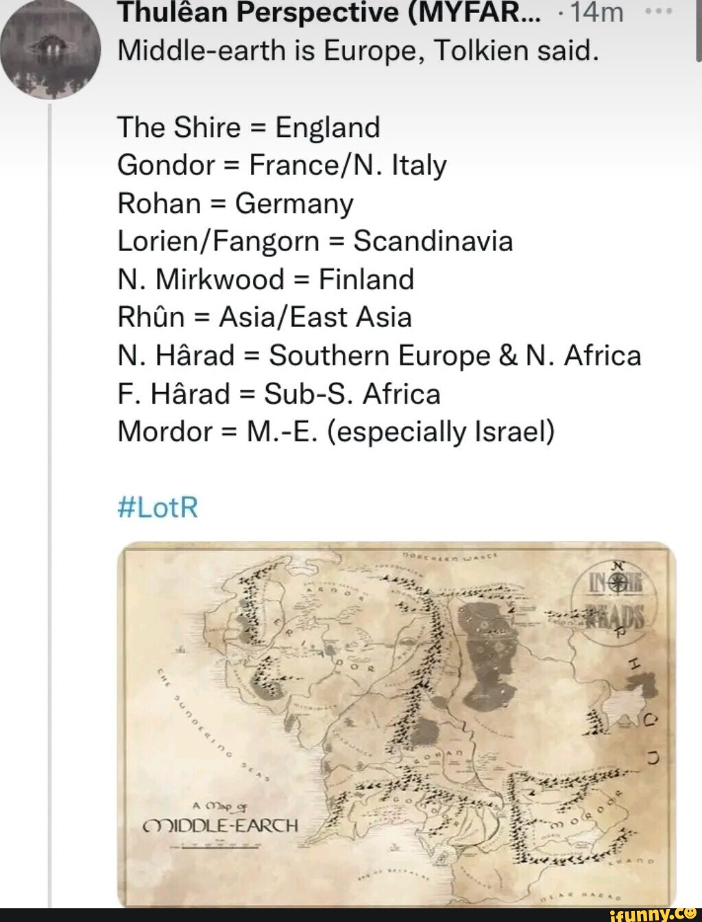 Thulean Perspective (MYFAR... Middle-earth is Europe, Tolkien said. The ...