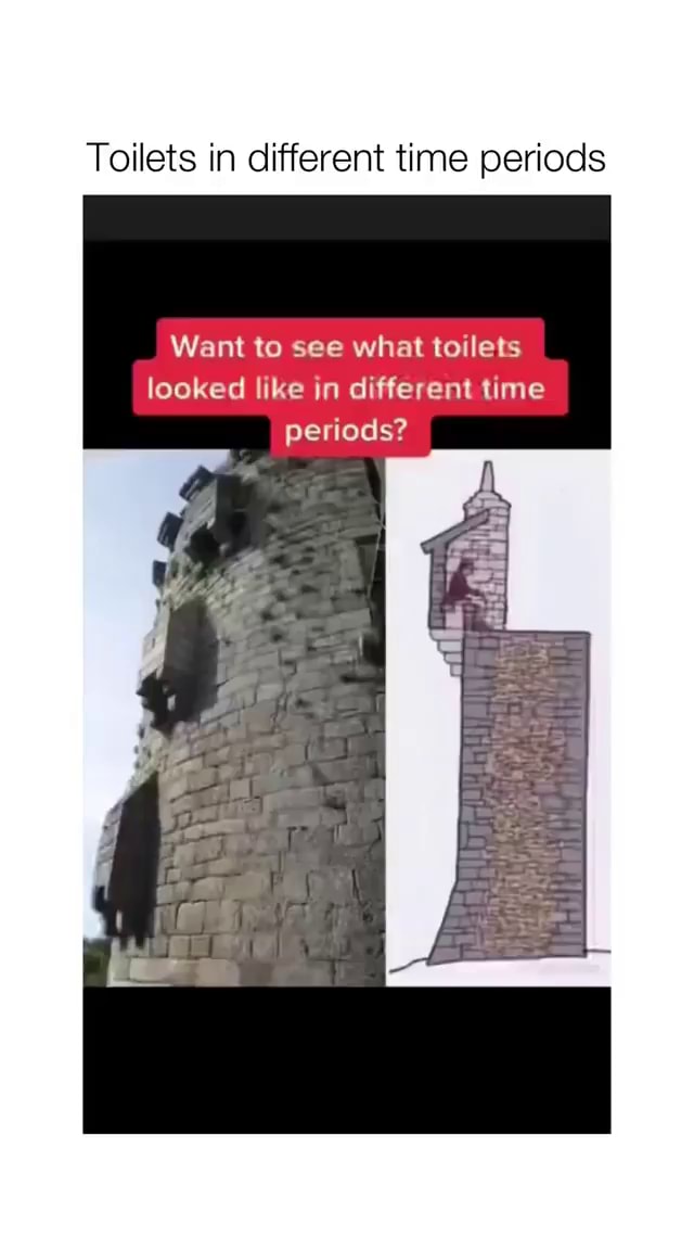 Toilets in different time periods Want to see what toilets looked like ...