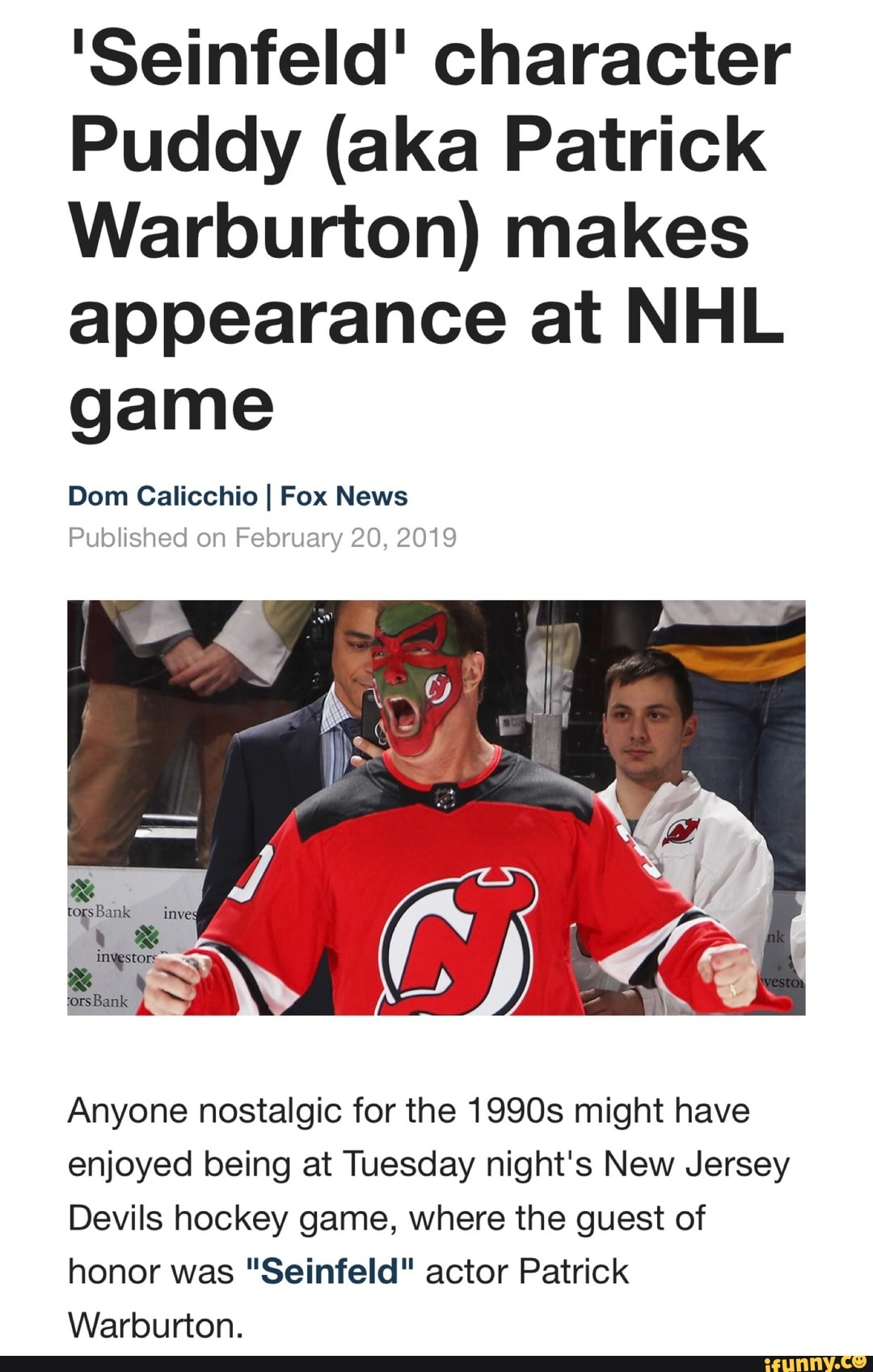 'Seinfeld' character Puddy (aka Patrick Warburton) makes appearance at ...