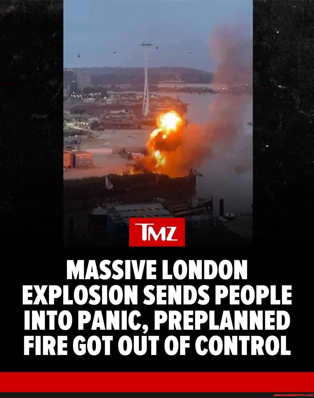 A HUGE fireball just exploded in East London! 😱 ... See why cops are ...