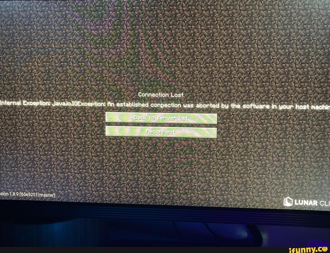 Ne sp Connection Lost Internal Exception: JavaialOException: fin ...