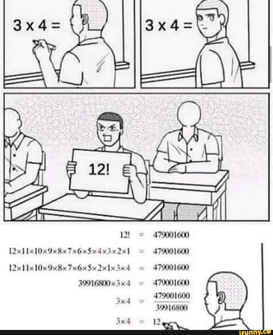 Factorials memes. Best Collection of funny Factorials pictures on iFunny