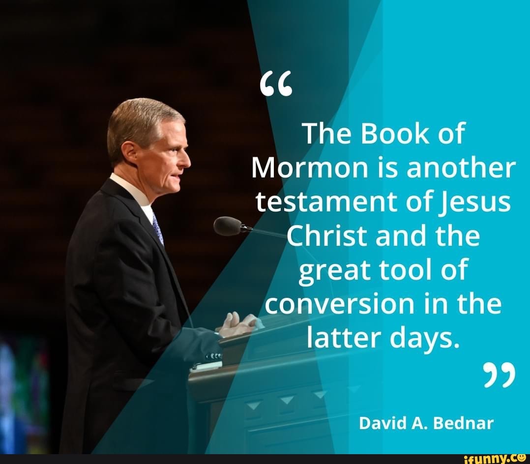 CC The Book of Mormon is another testament of Jesus Christ and the ...