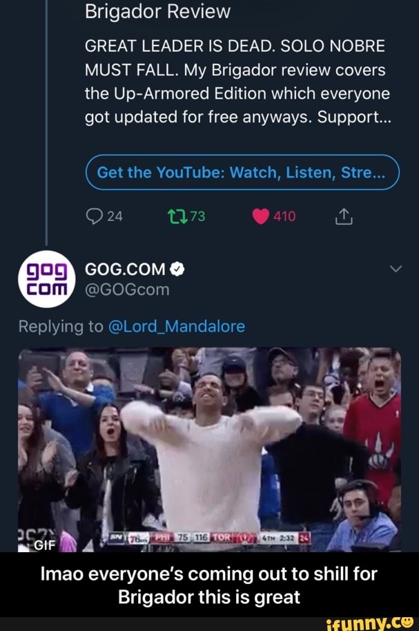 GREAT LEADER IS DEAD. SOLO NOBRE MUST FALL. My Brigador review covers ...