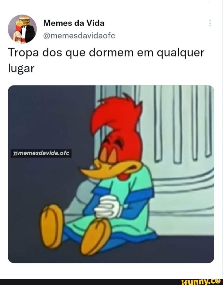 N/A - Memes da Vida (GQmemesdavidaofc Tropa dos que dormem em qualquer ...