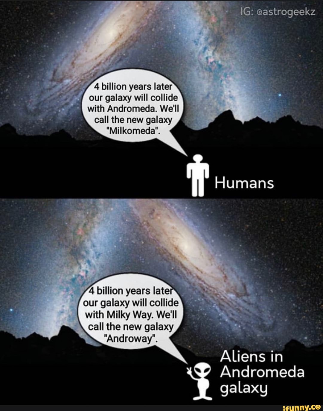 Andromeda Galaxy Aliens