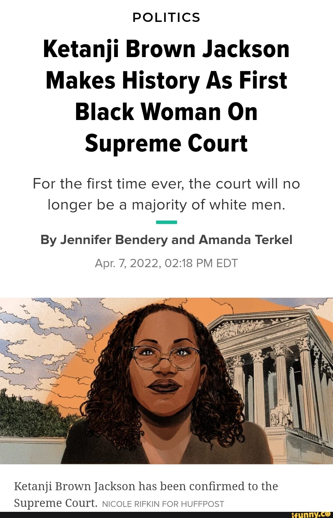 Politics Ketanji Brown Jackson Makes History As First Black Woman On