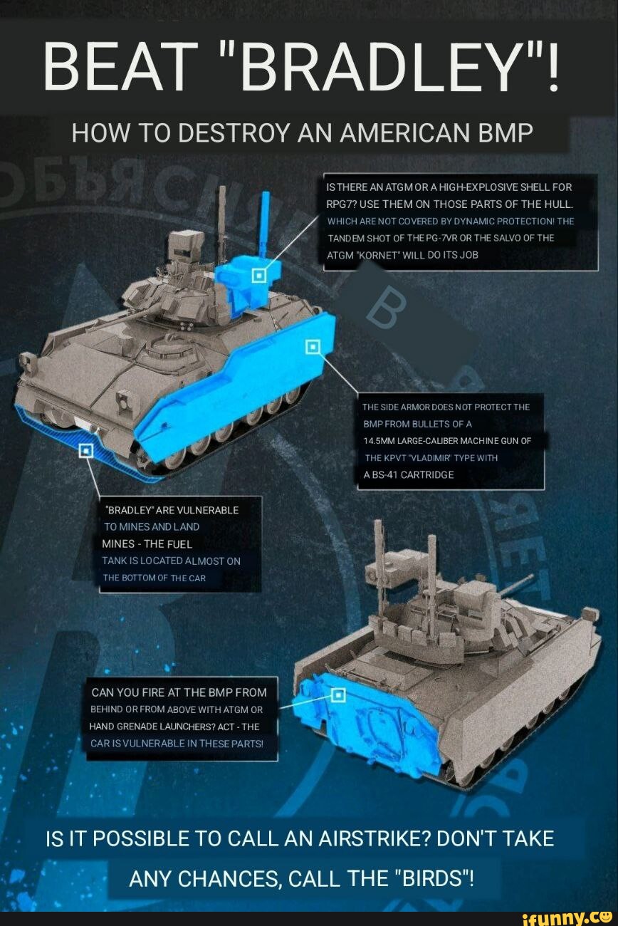 BEAT "BRADLEY"! HOW TO DESTROY AN AMERICAN BMP THERE AN ATGM OR AHIGH ...