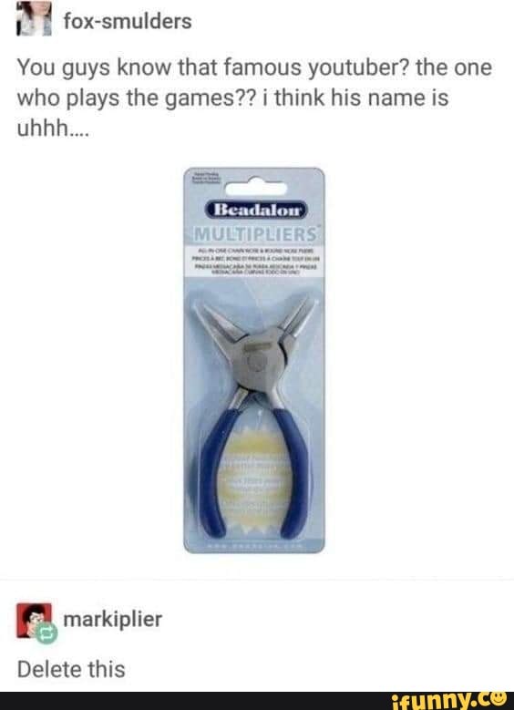 You guys know that famous youtuber? the one who plays the games?? think ...