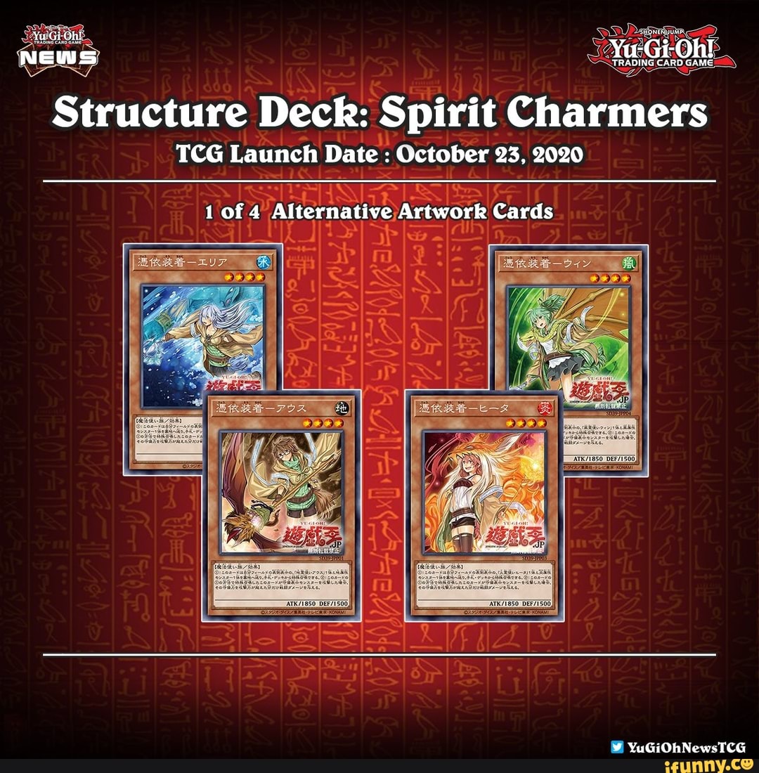 Structure Deck: Spirit Charmers TCG Launch Date October 23, 2020 E ...