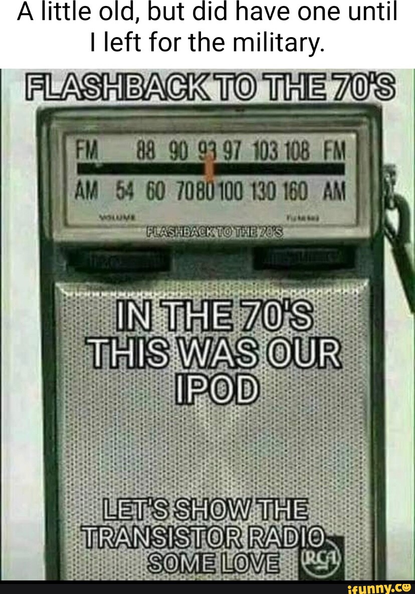 A little old, but did have one until I left for the military. FLASHBACK ...