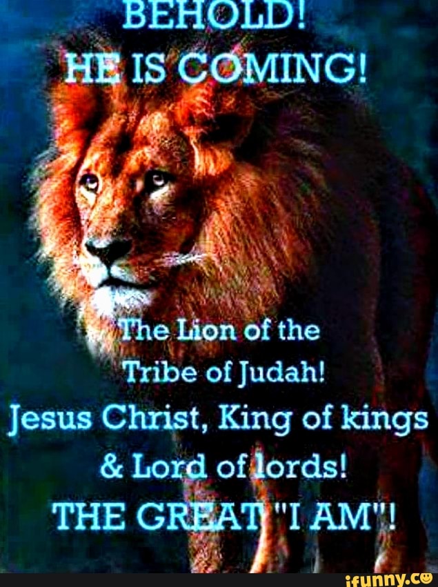 The Lion the "ribe of Judah! Jesus Christ, King of kings THE of BAT AM ...