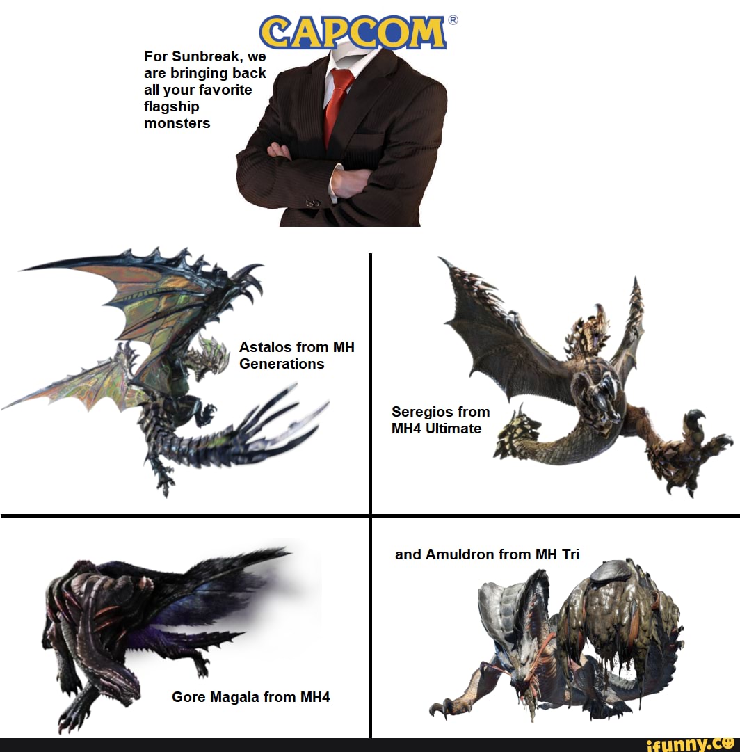 For Sunbreak, we are bringing back all your favorite flagship monsters ...