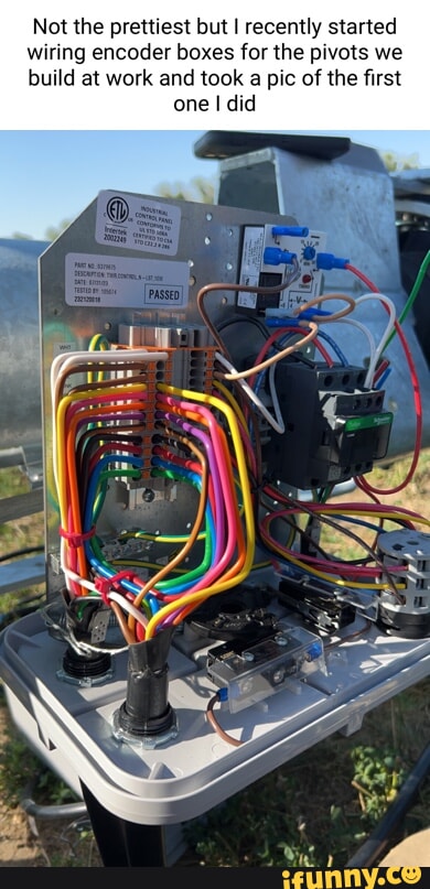 Not The Prettiest But I Recently Started Wiring Encoder Boxes For The Pivots We Build At Work
