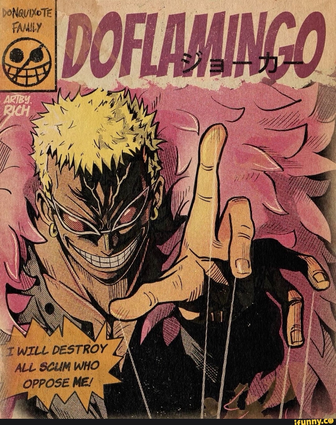 Doflamingo memes. Best Collection of funny Doflamingo pictures on iFunny