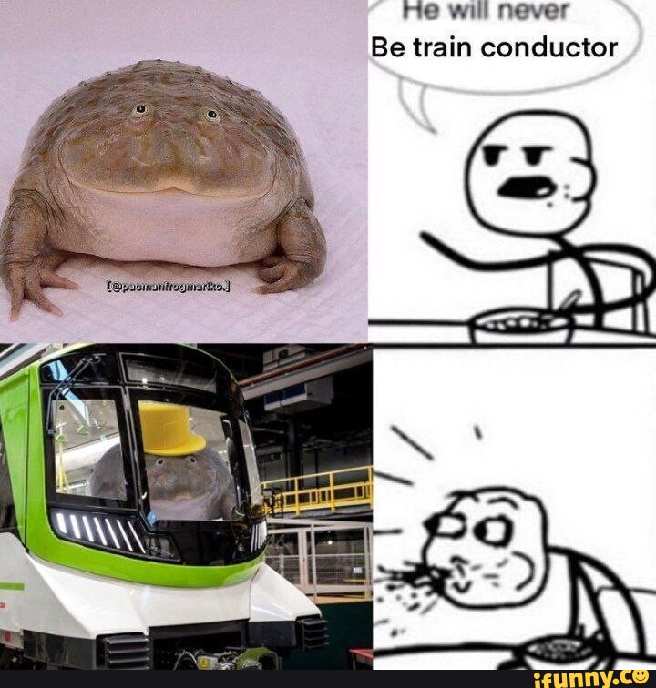 Me will never Be train conductor - iFunny