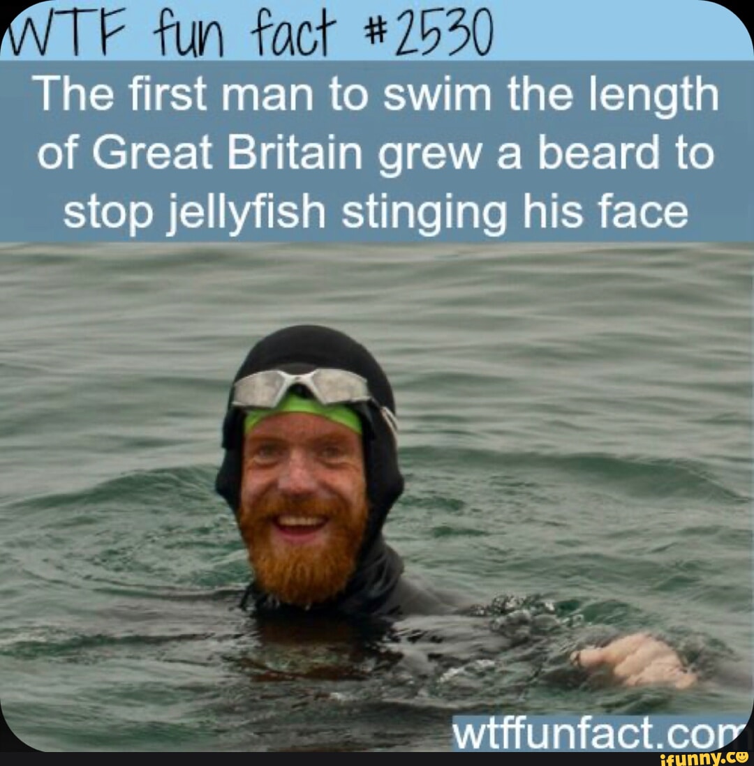 INT fun fact #2530 The first man to swim the length of Great Britain ...