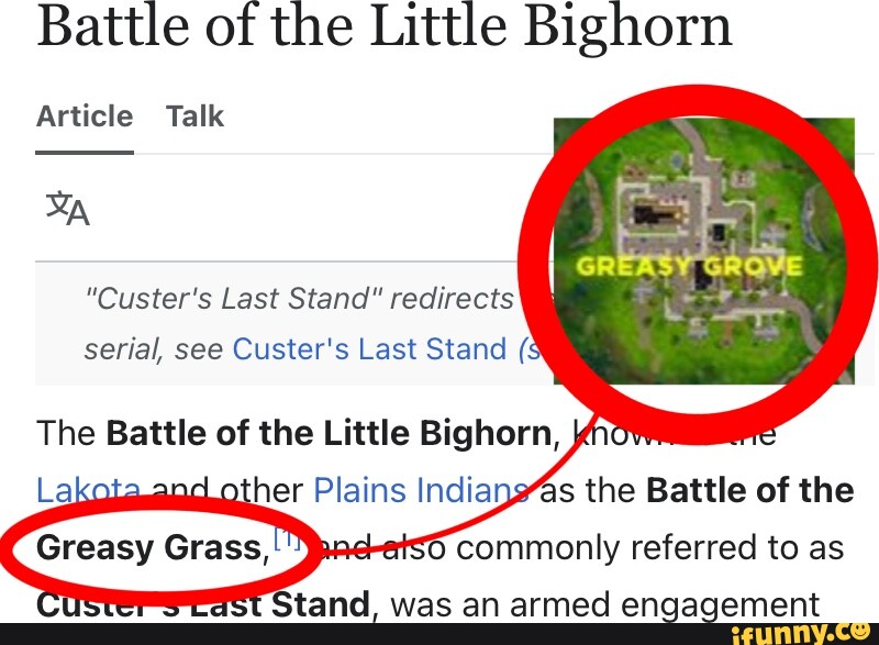 Battle of the Little Bighorn Article Talk I "Custer's Last Stand ...