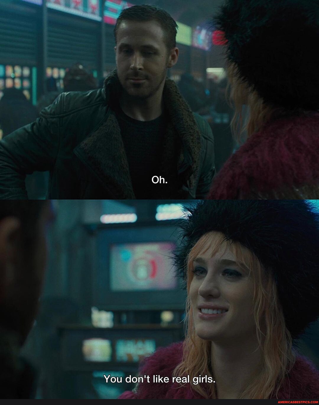 Blade Runner 2049 (2017) - Oh. You don't like real girls. - America’s best pics and videos