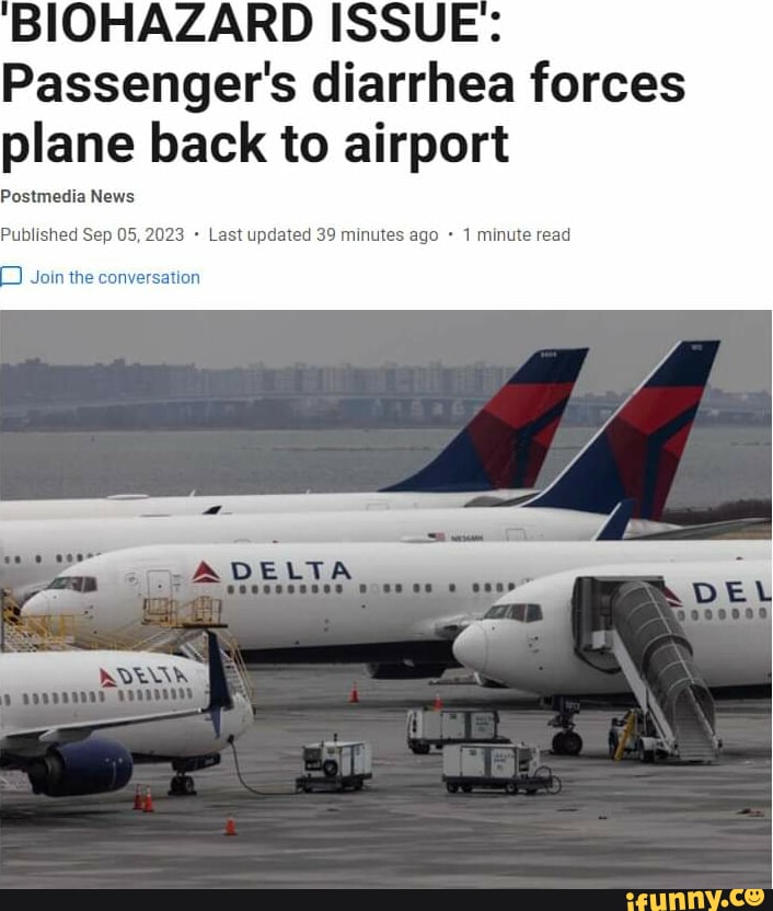 BIOHAZARD ISSUE: Passenger's diarrhea forces plane back to airport ...