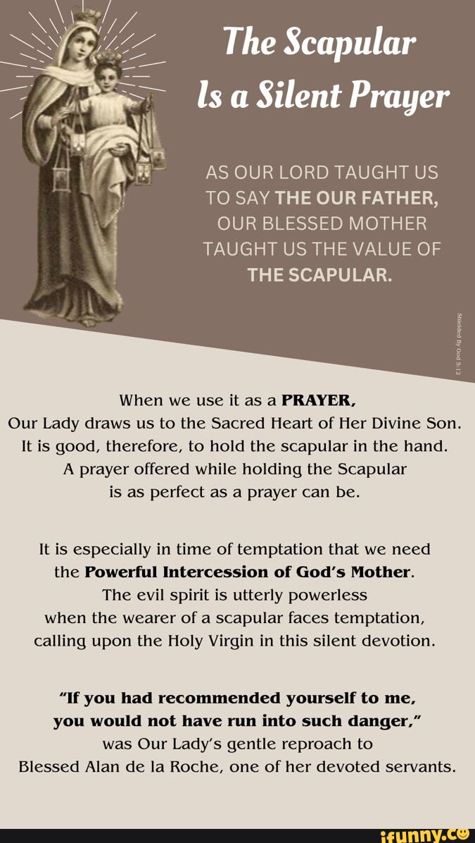 Scapular memes. Best Collection of funny Scapular pictures on iFunny