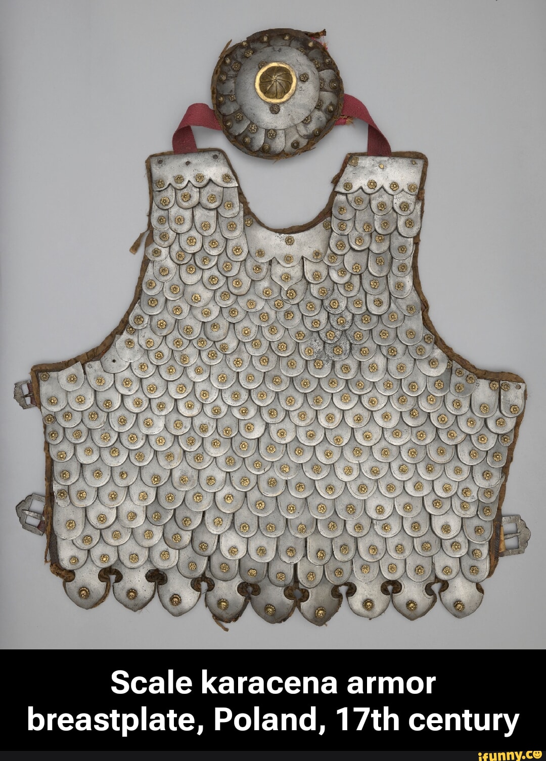 Scale karacena armor breastplate, Poland, 17th century - iFunny