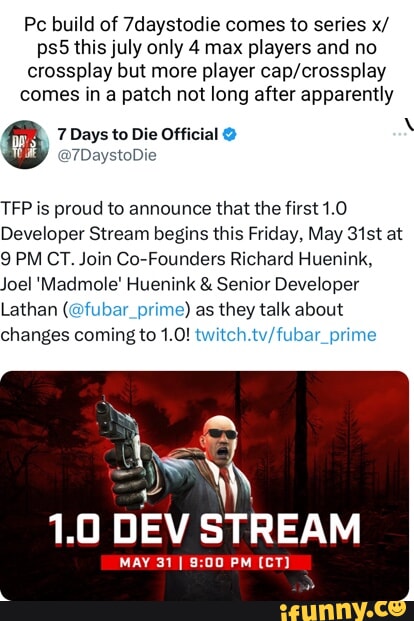 Pc build of 7daystodie comes to series x/ this july only 4 max players ...