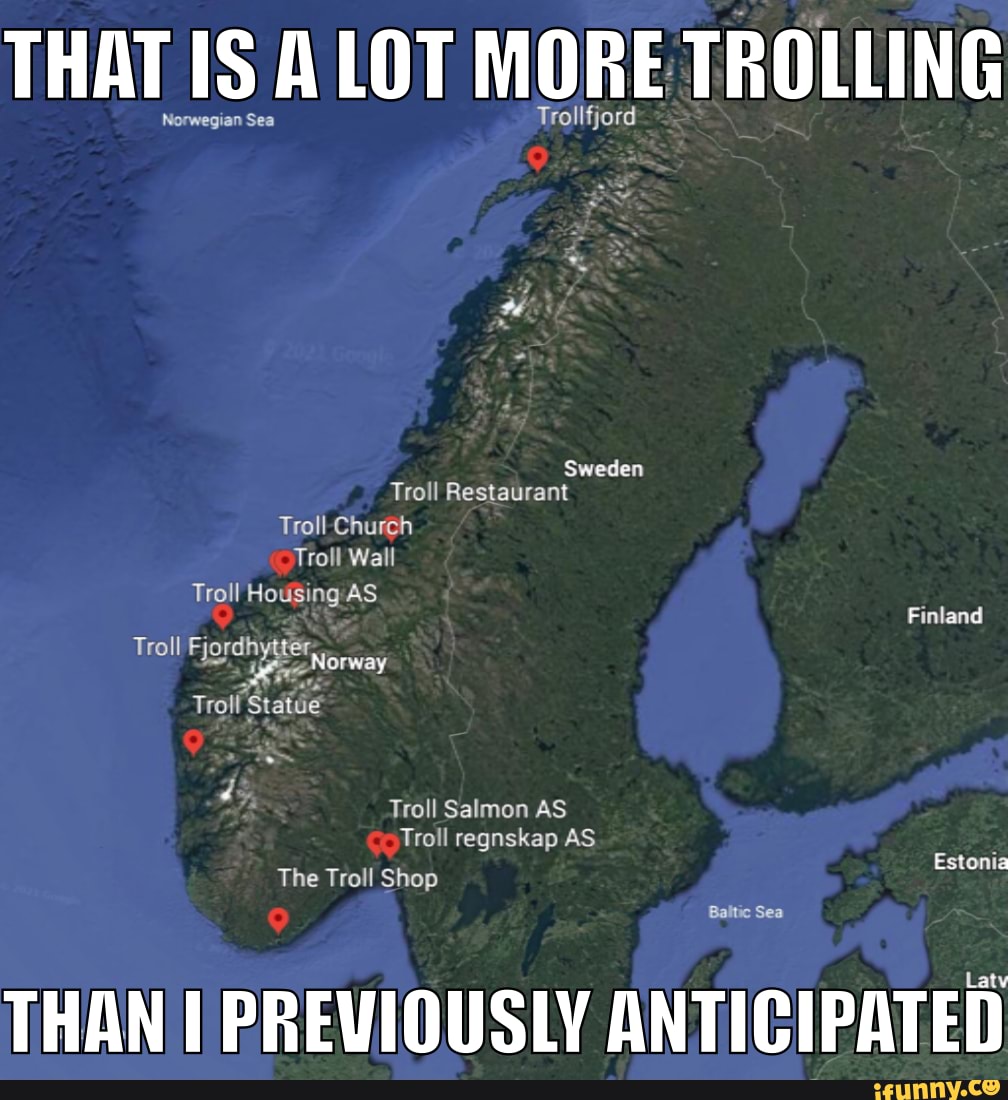 THAT IS Norwegian Sea LOT MORE Trollfjord TROLLING Norwegian Sea ...