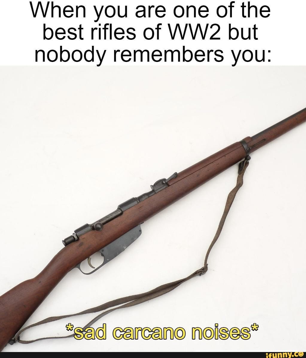 When you are one of the best rifles of but nobody remembers you ...