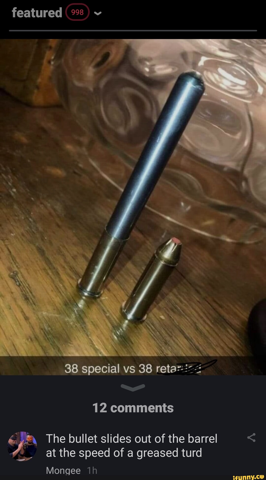 Featured 998 38 special vs 38 retat::- 12 comments The bullet slides ...