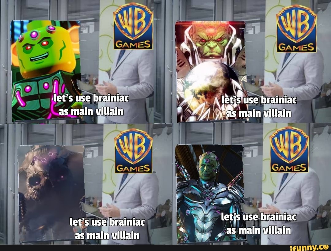 Let's use brainiac as main villain use brainiac main villain letis use ...