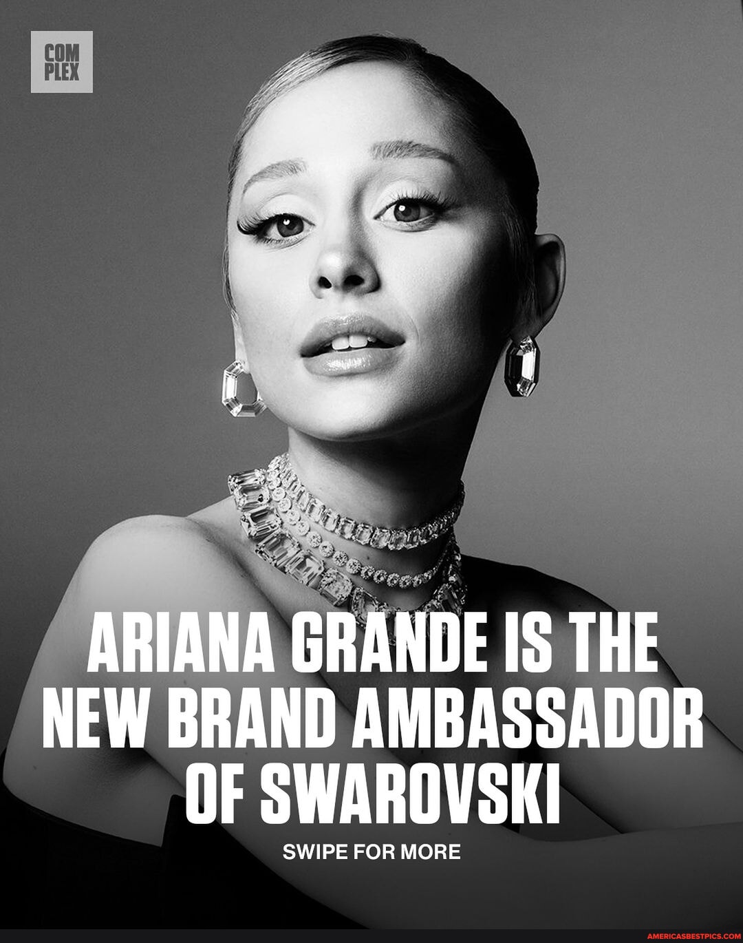 Ariana Grande is the new face of Swarovski ( 📸: @swarovski ) - ARIANA ...