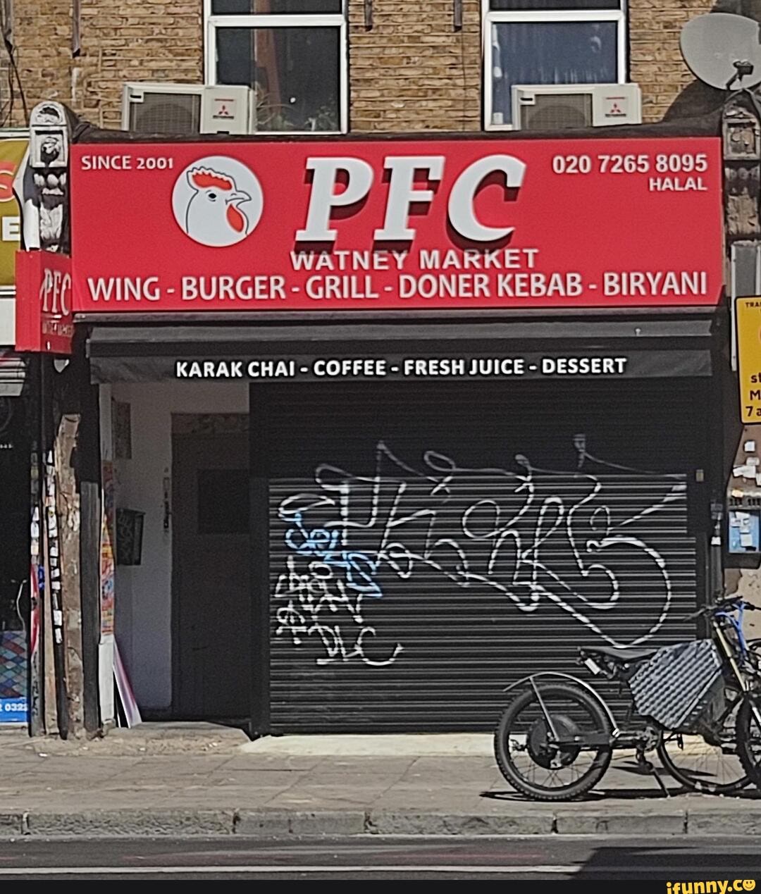 WATNEY MARKET WING- BURGER - GRILL- DONER BIRYANI KARAK CHAI - COFFEE ...