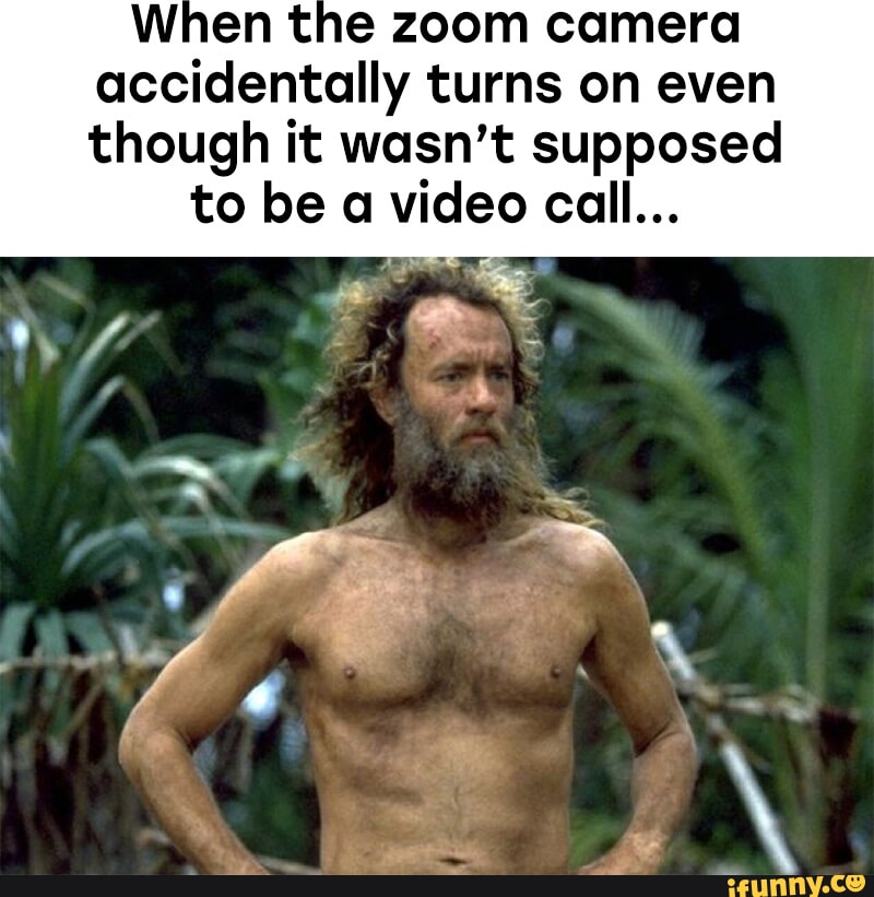 When the zoom camera accidentally turns on even though it wasn't ...