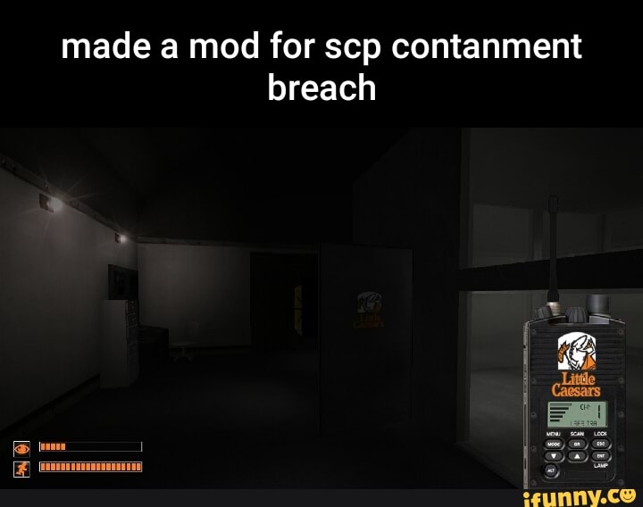 Made a mod for scp contanment breach om 1 - iFunny