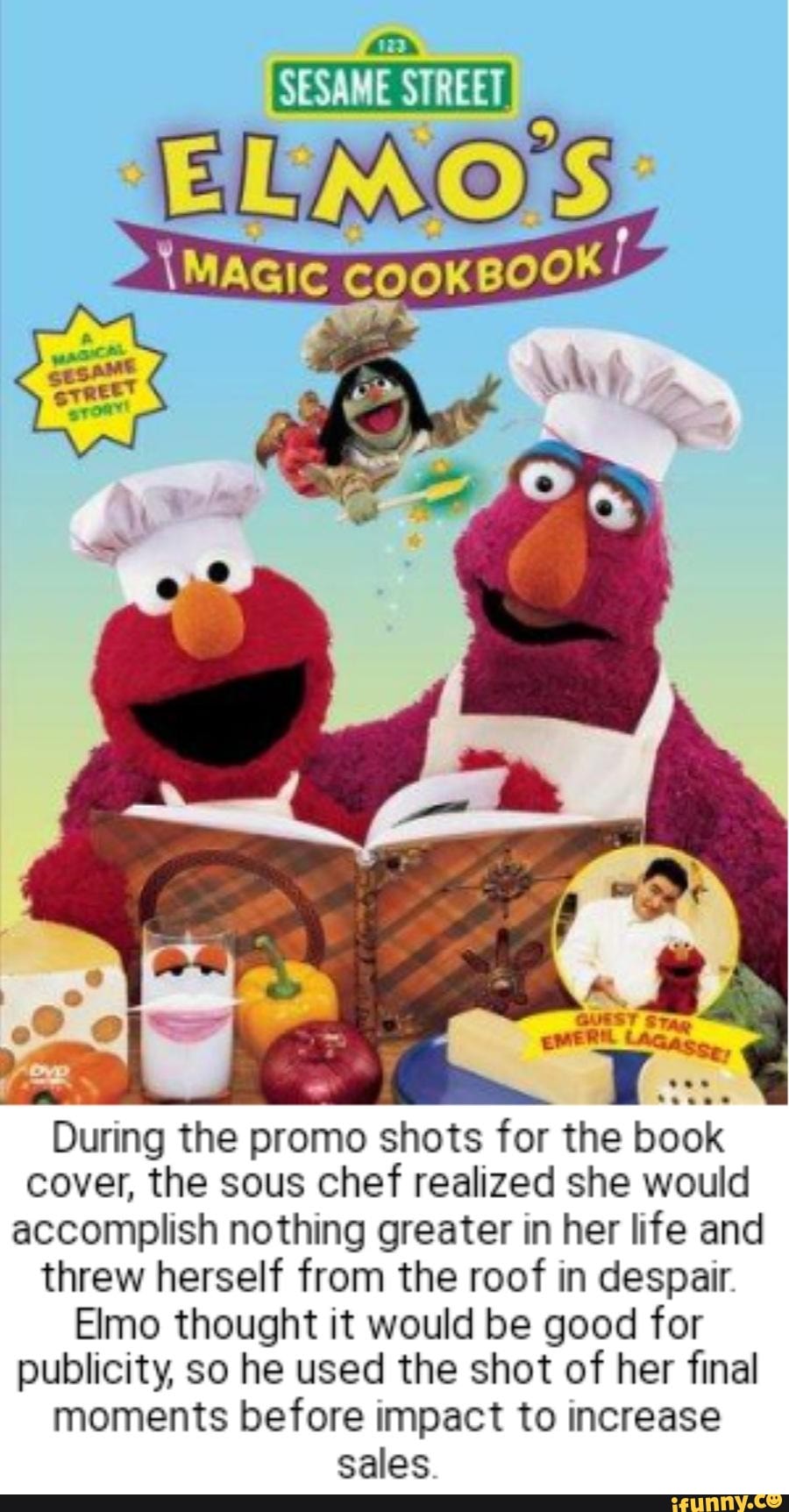 -rCALIC CTDCET SESAME STREET ELMO'S {MAGIC cooKBOOK! During the promo ...