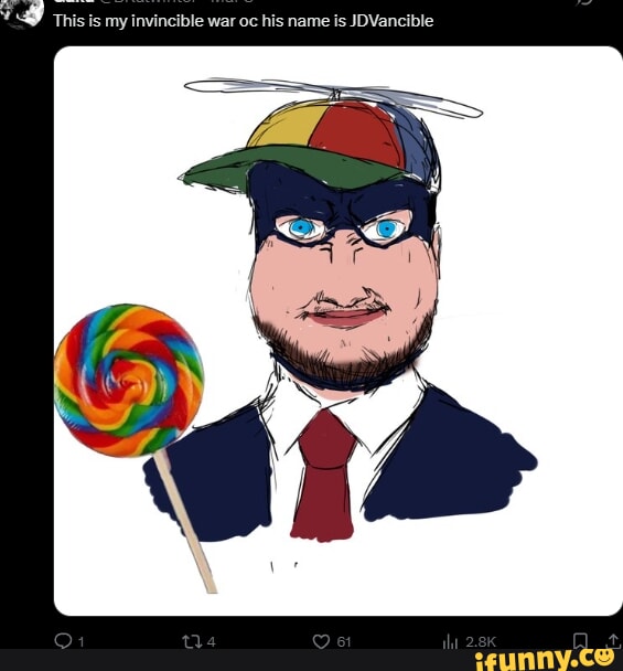 This is my invincible war oc his name is JDVancible - iFunny