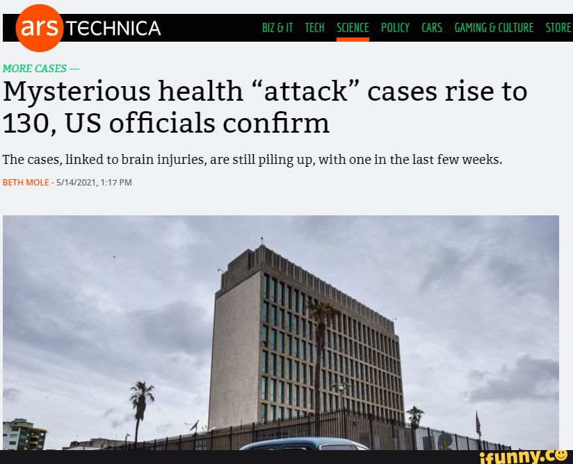 Mysterious health "attack" cases rise to 130, US officials confirm The ...